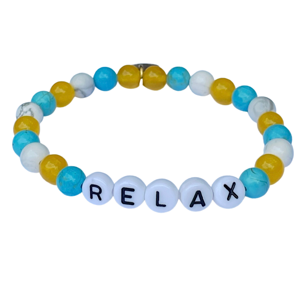 RELAX Beaded Bracelet- by P177Q – The Spotlight Project